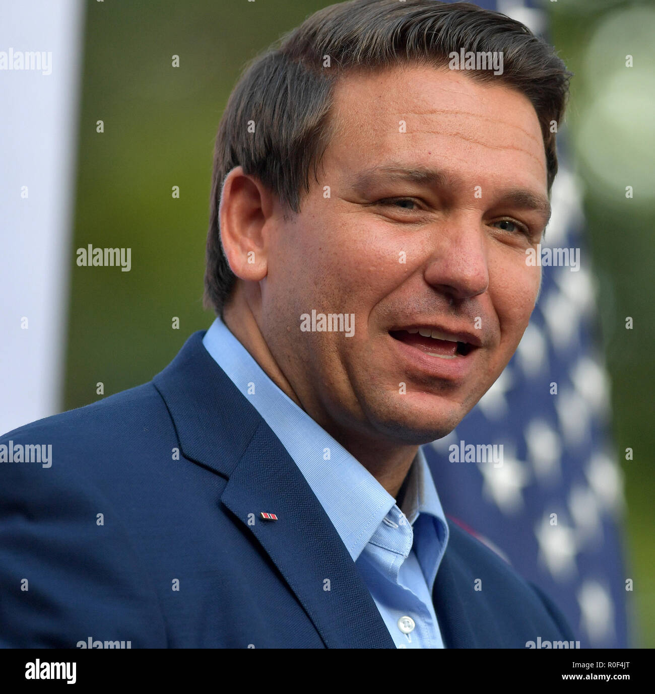Boca Raton, FL, USA. 04th Nov, 2018. Ron DeSantis, Rudy Giuliani and ...