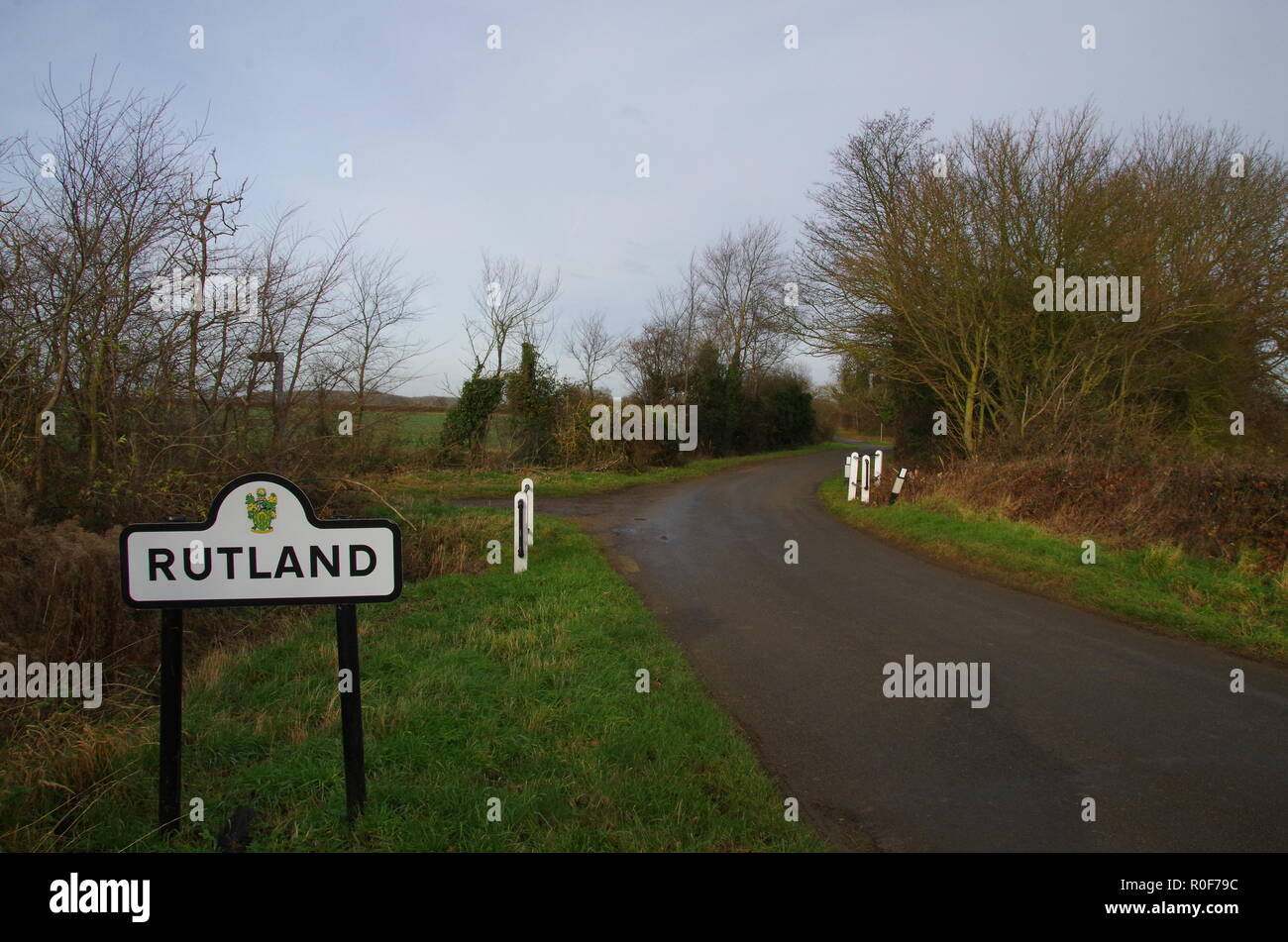 Rutland sign. The Macmillan Way. Rutland and Lincolnshire. East ...
