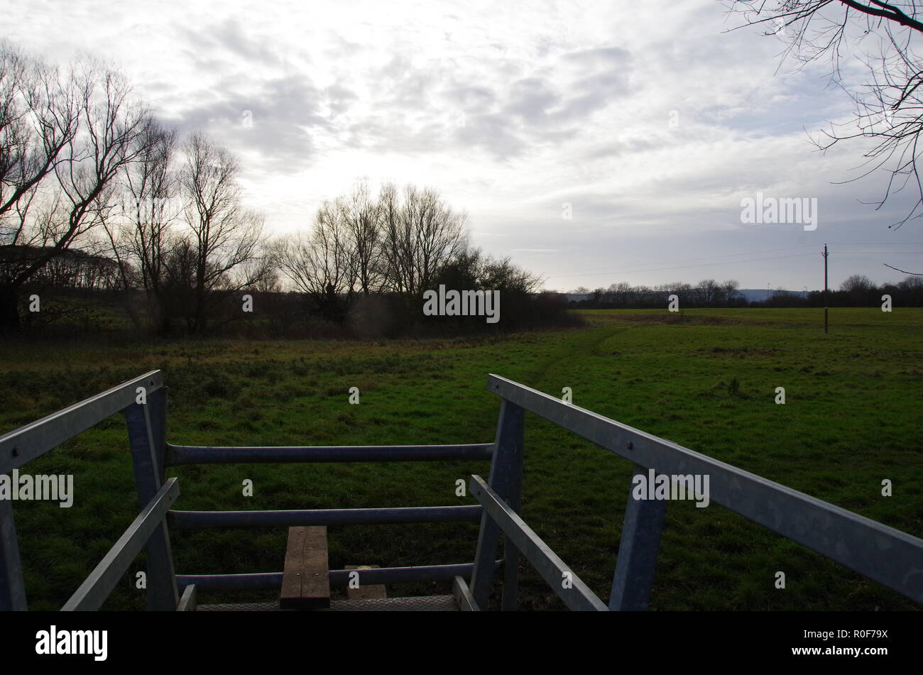 The Macmillan Way. Lincolnshire. East Midlands. England. UK Stock Photo ...