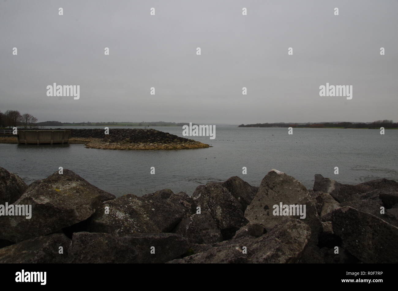 Rutland Water reservoir. The Macmillan Way. Rutland. East Midlands ...
