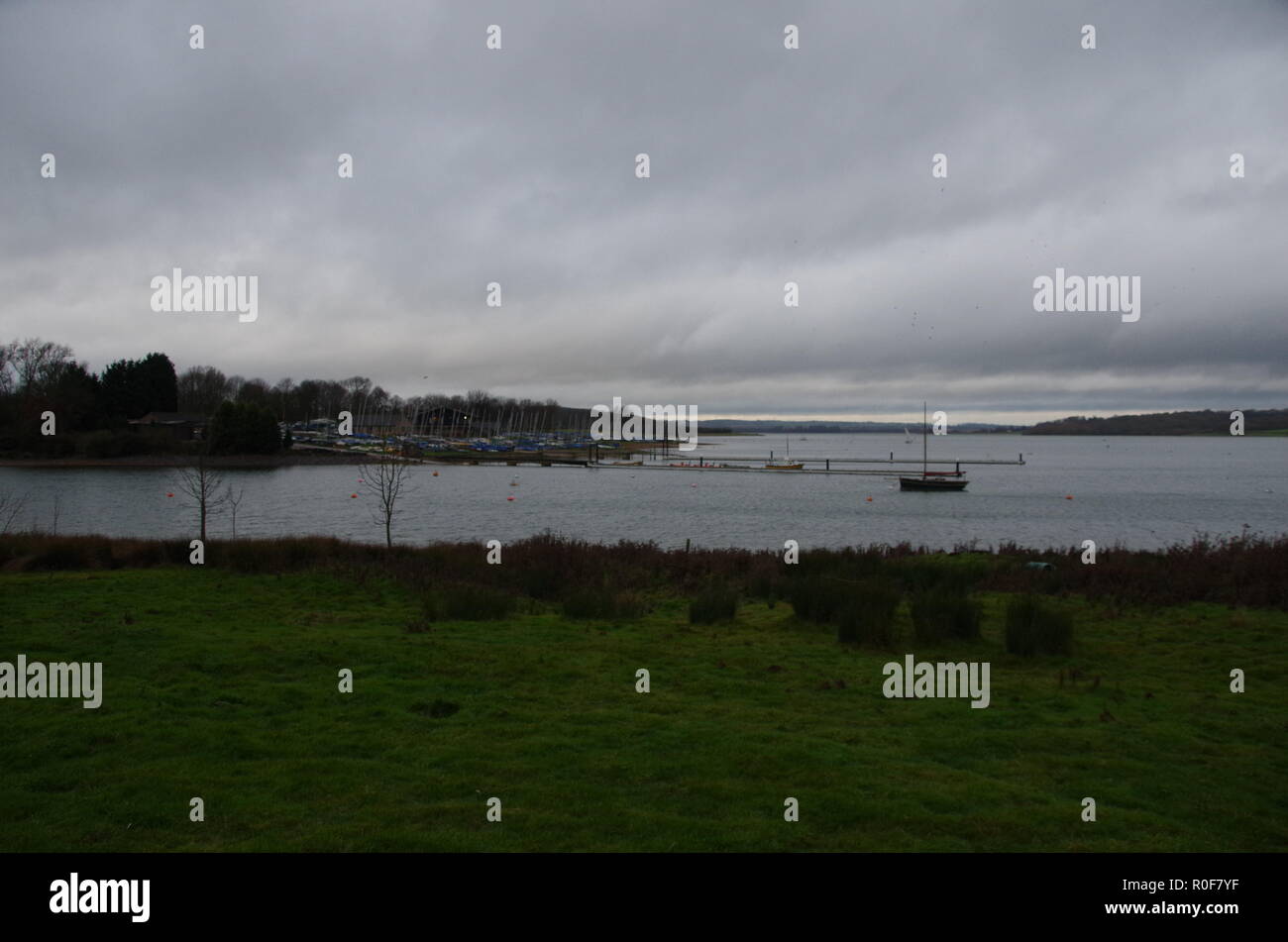 Rutland Water reservoir. The Macmillan Way. Rutland. East Midlands ...