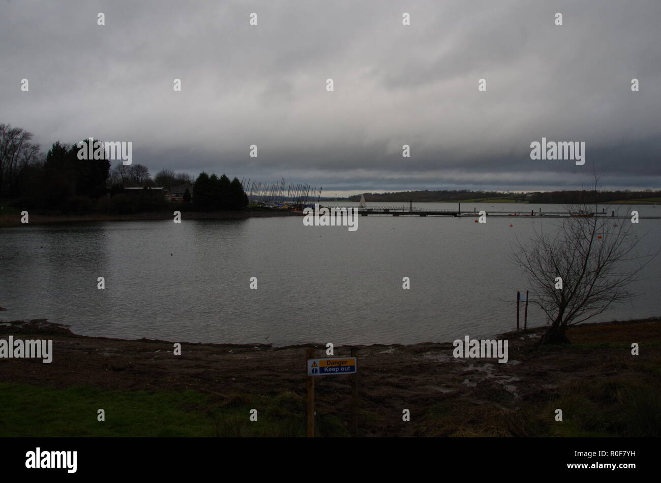 Rutland Water reservoir. The Macmillan Way. Rutland. East Midlands ...