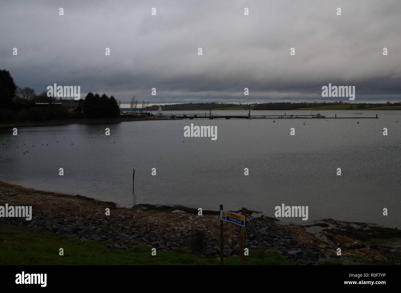 Rutland Water reservoir. The Macmillan Way. Rutland. East Midlands ...