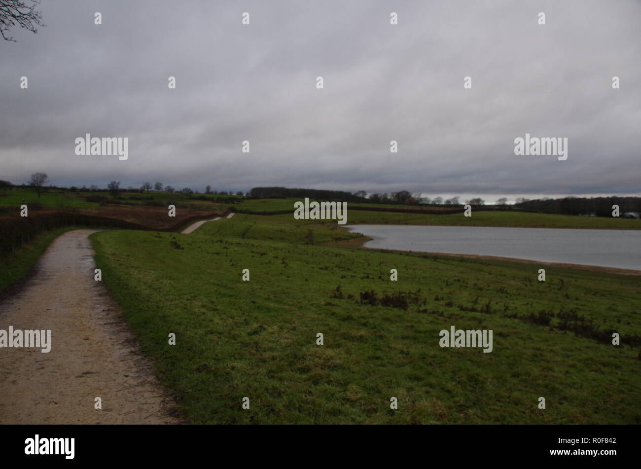 Rutland Water reservoir. The Macmillan Way. Rutland. East Midlands ...