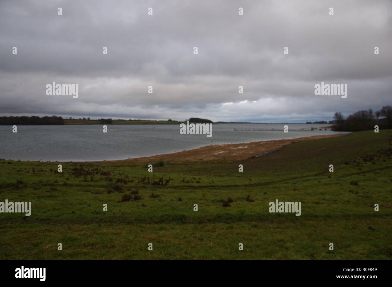 Rutland Water reservoir. The Macmillan Way. Rutland. East Midlands ...