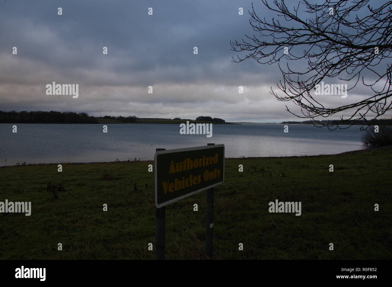 Rutland Water reservoir. The Macmillan Way. Rutland. East Midlands ...