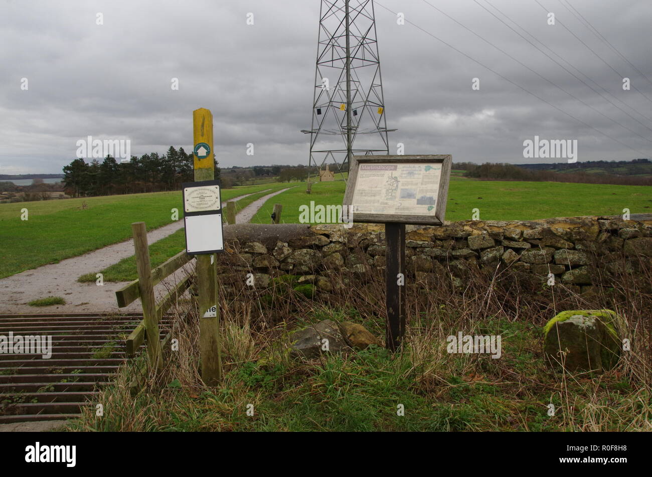 The Macmillan Way. Lincolnshire. East Midlands. England. UK Stock Photo ...