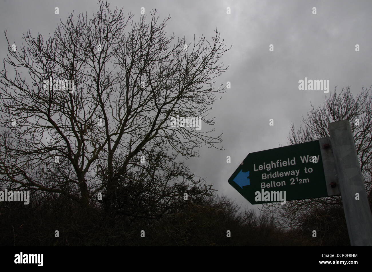 The Macmillan Way. Lincolnshire. East Midlands. England. UK Stock Photo ...