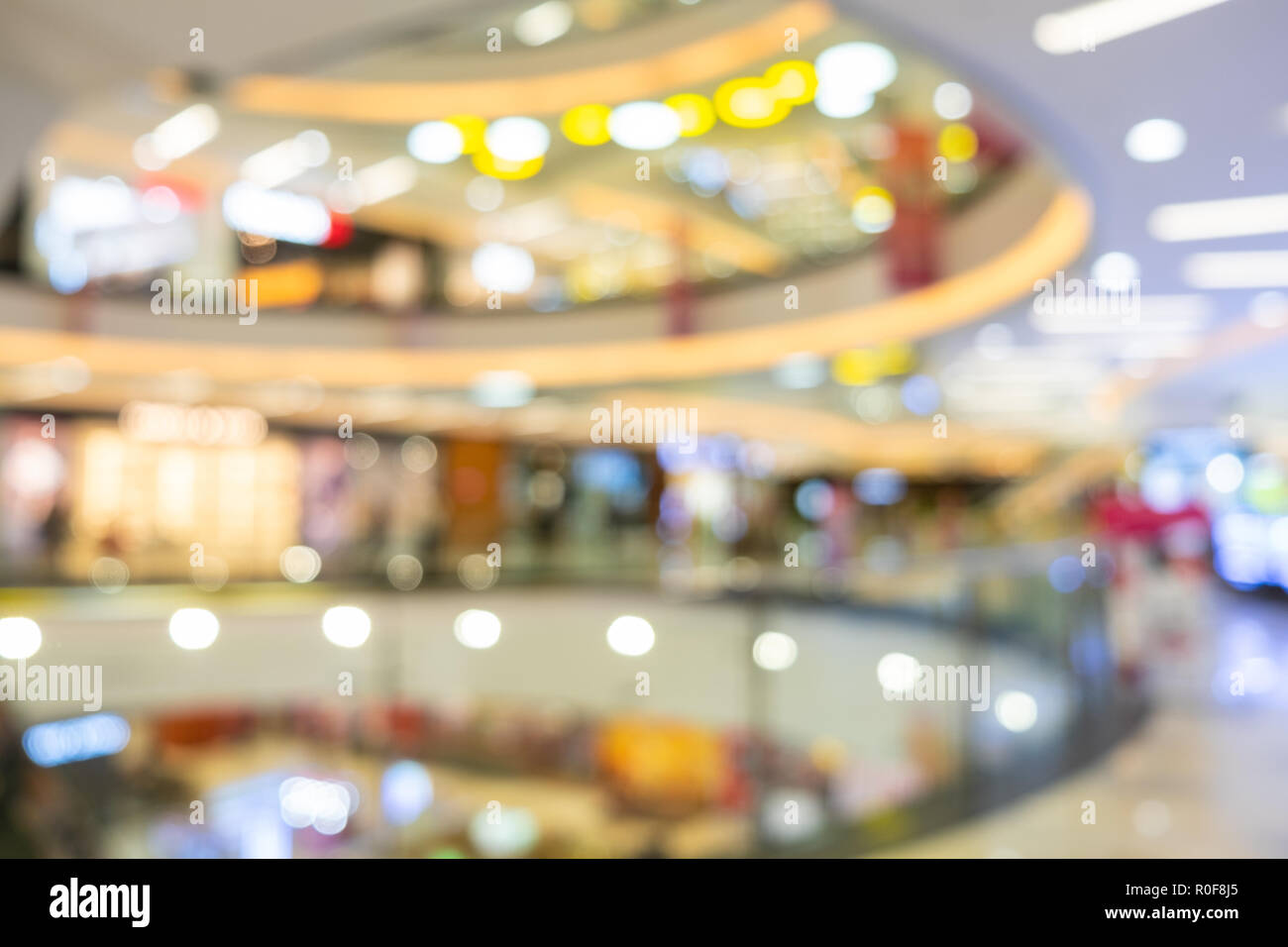 Blur scene of a shopping mall, can be used as a background for ...