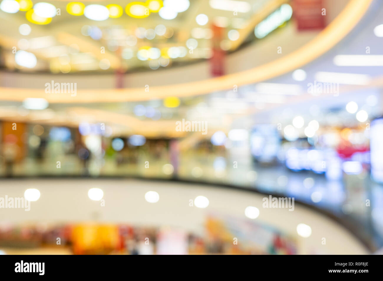 Blur scene of a shopping mall, can be used as a background for ...