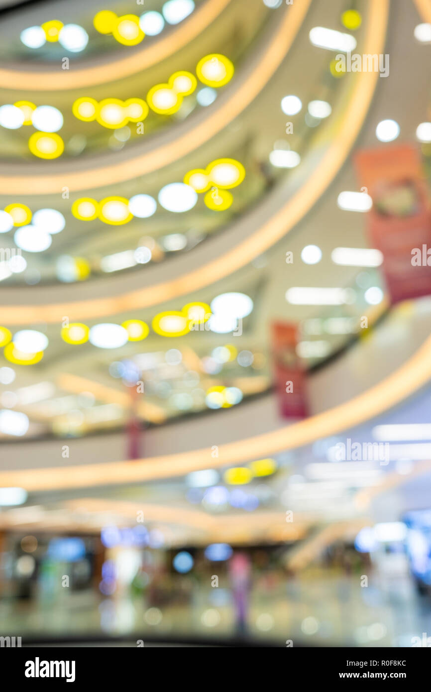 Blur scene of a shopping mall, can be used as a background for ...