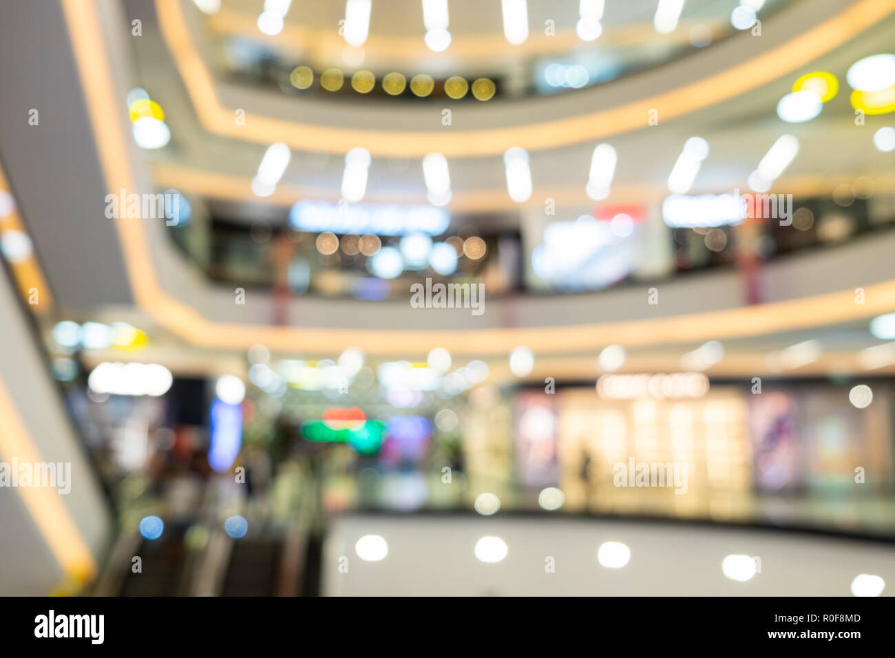 Blur scene of a shopping mall, can be used as a background for ...