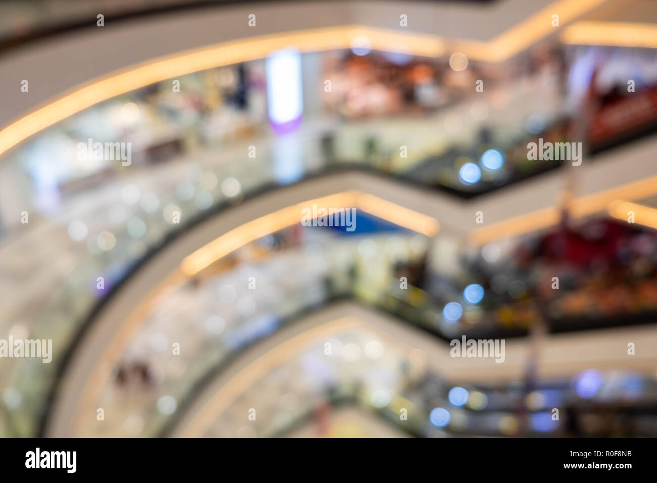 Blur scene of a shopping mall, can be used as a background for ...