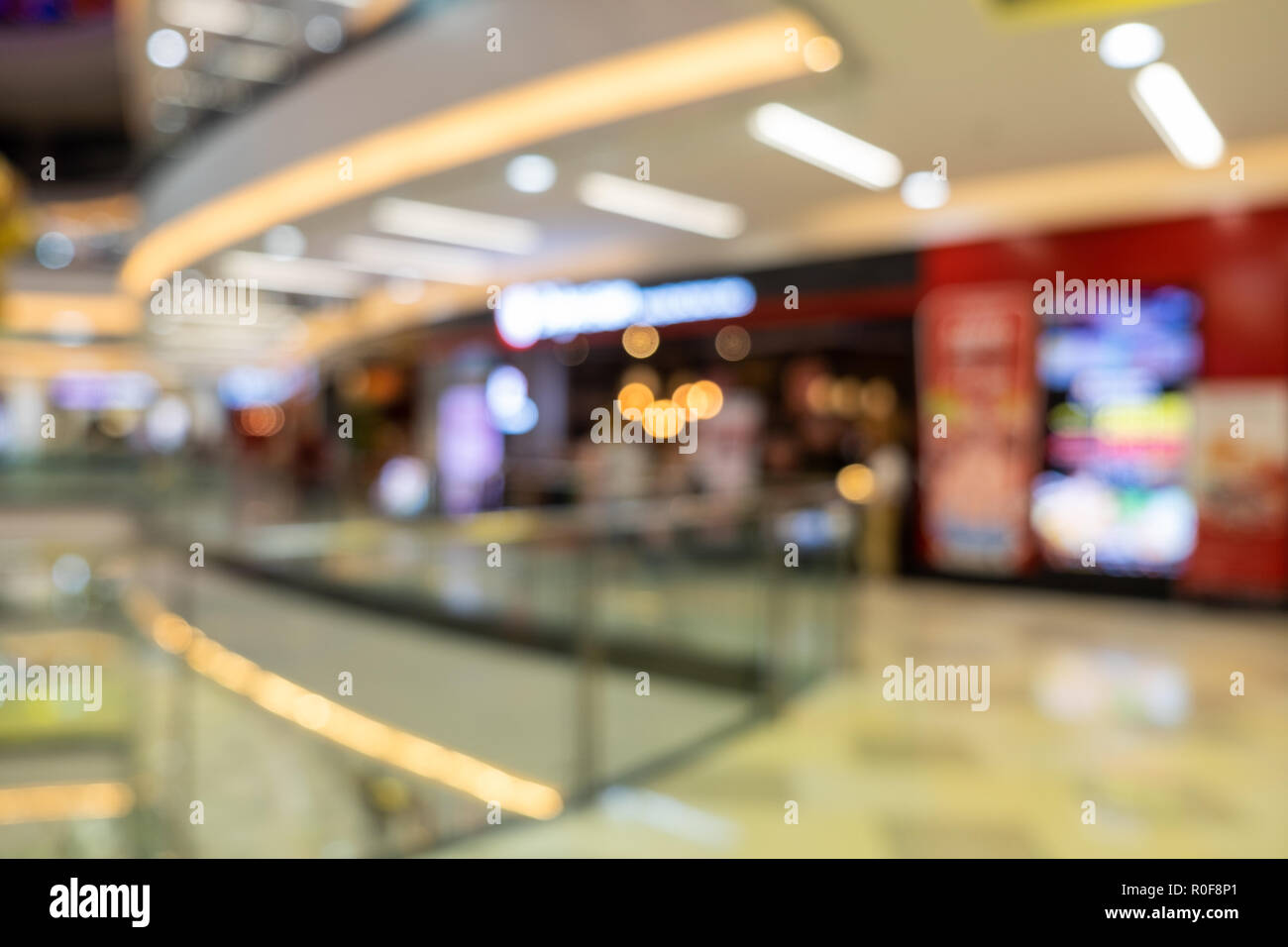 Blur scene of a shopping mall, can be used as a background for ...