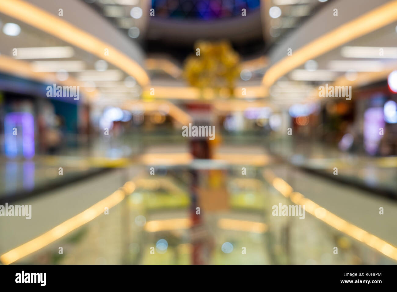 Blur scene of a shopping mall, can be used as a background for ...