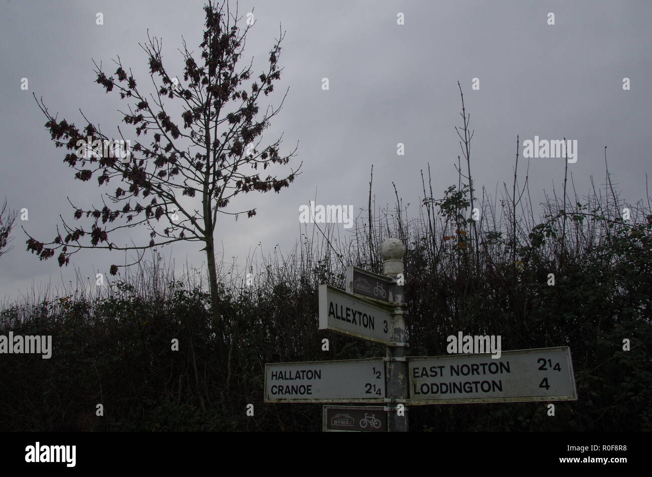 The Macmillan Way. Lincolnshire. East Midlands. England. UK Stock Photo ...