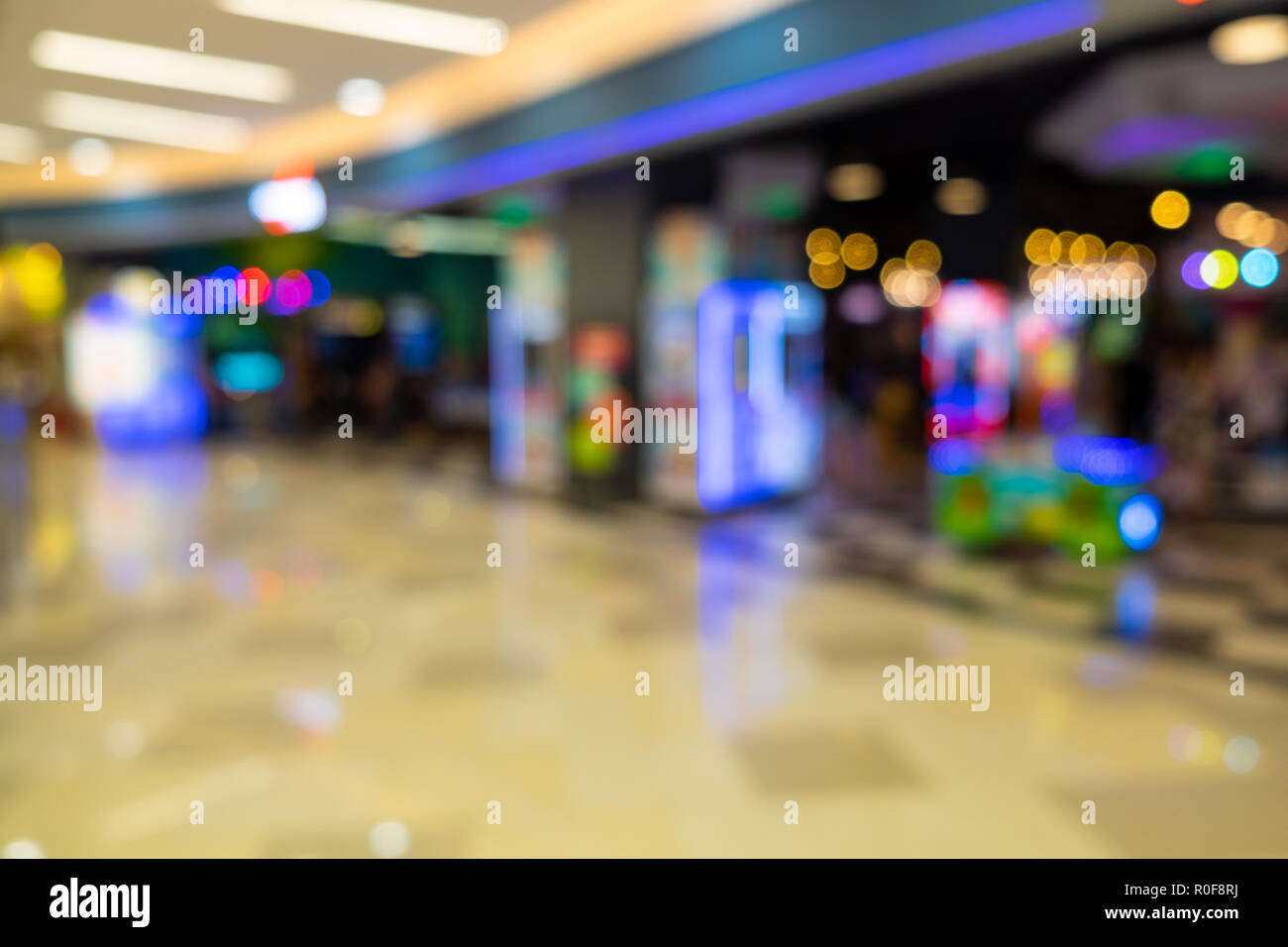 Blur scene of a shopping mall, can be used as a background for ...