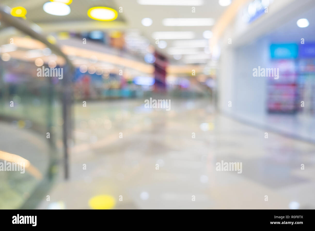 Blur scene of a shopping mall, can be used as a background for ...