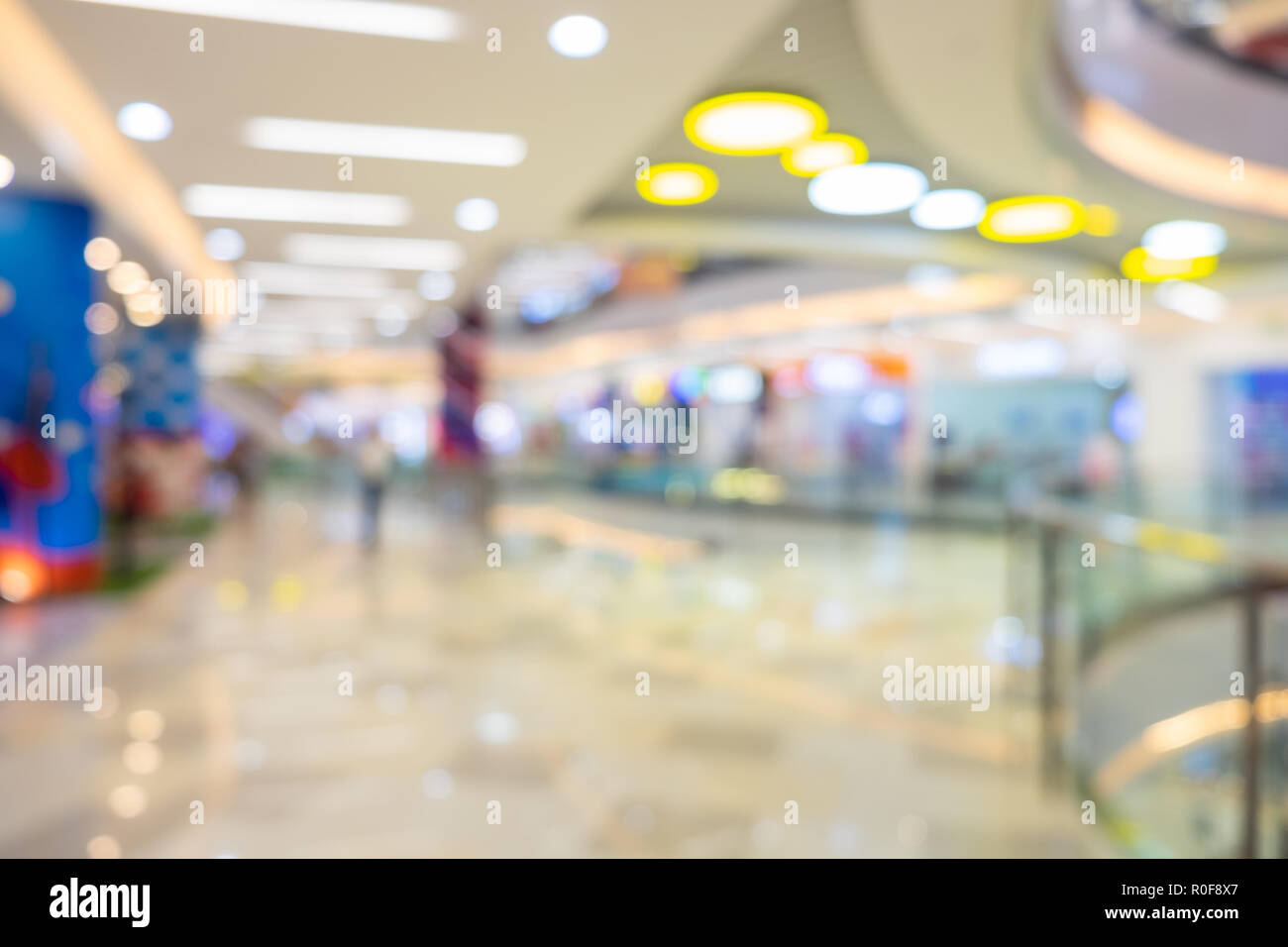 Blur scene of a shopping mall, can be used as a background for ...