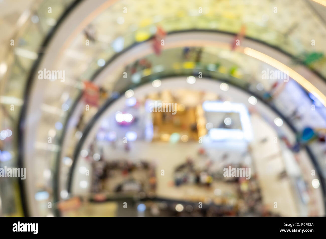Blur scene of a shopping mall, can be used as a background for ...