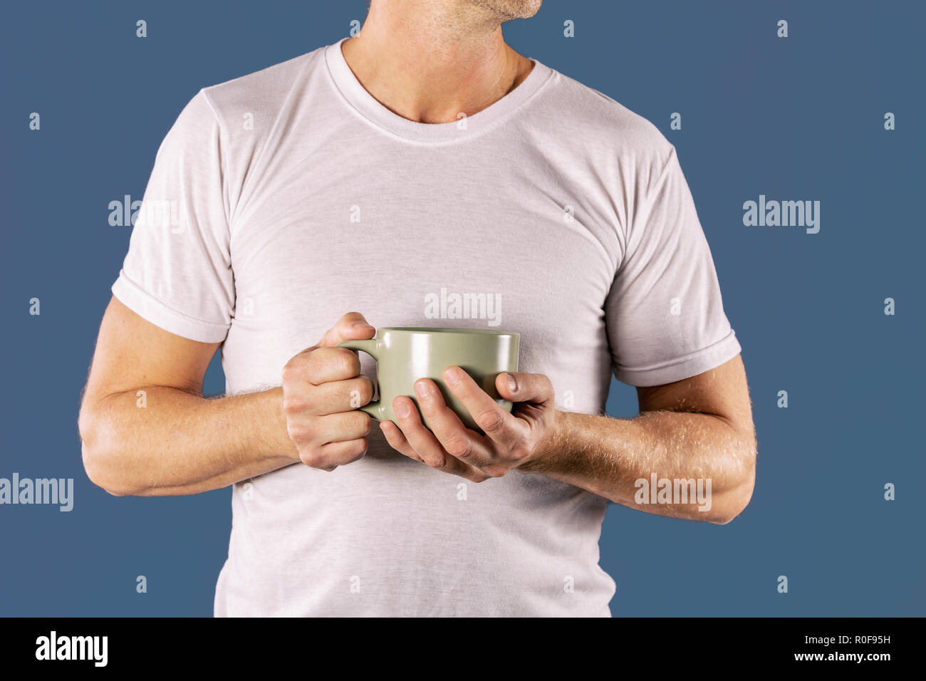 Sleepy man cup drink hi-res stock photography and images - Alamy