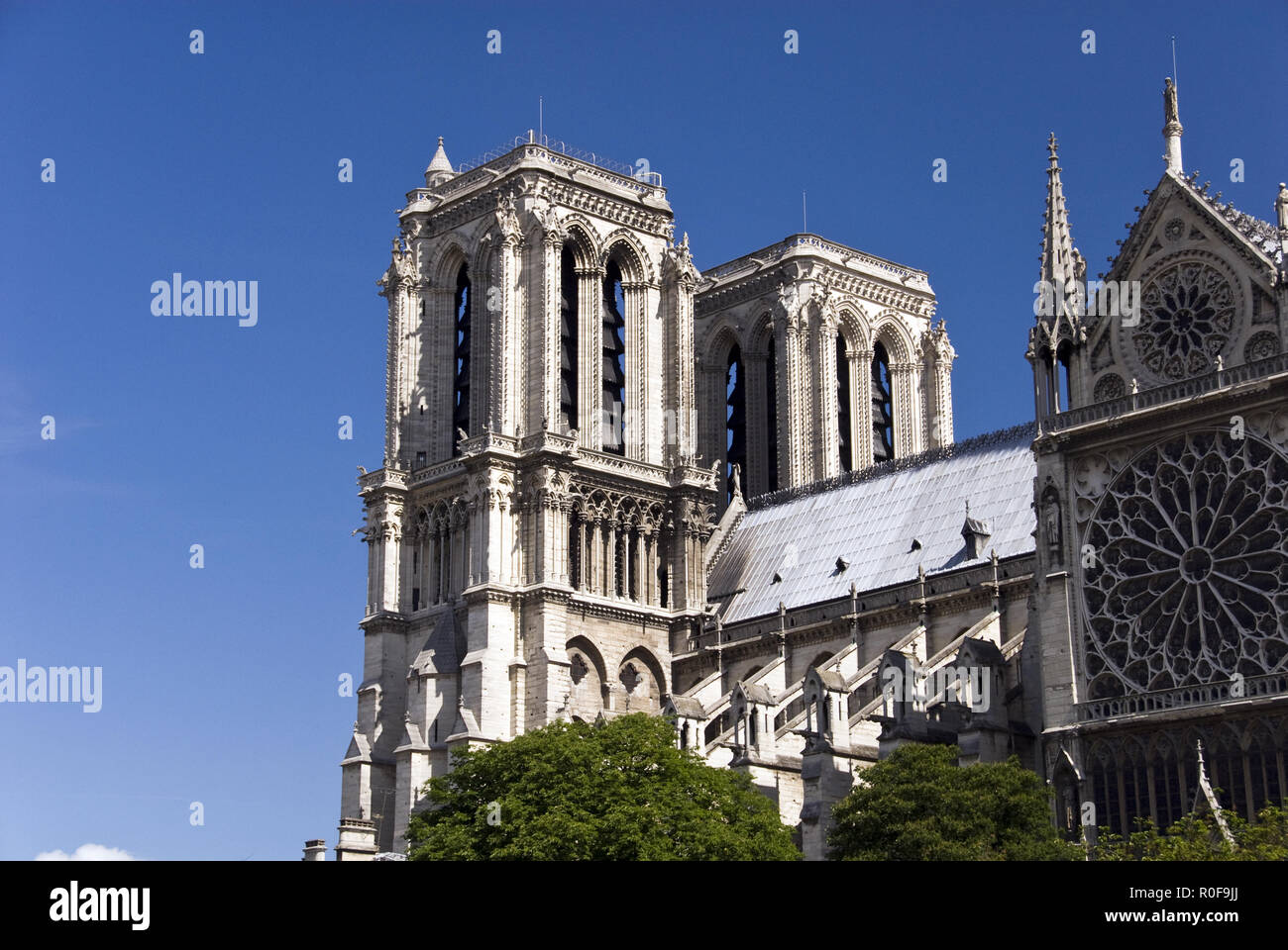 Notre Dame Cathedral With Bell Tower Tour Paris France
