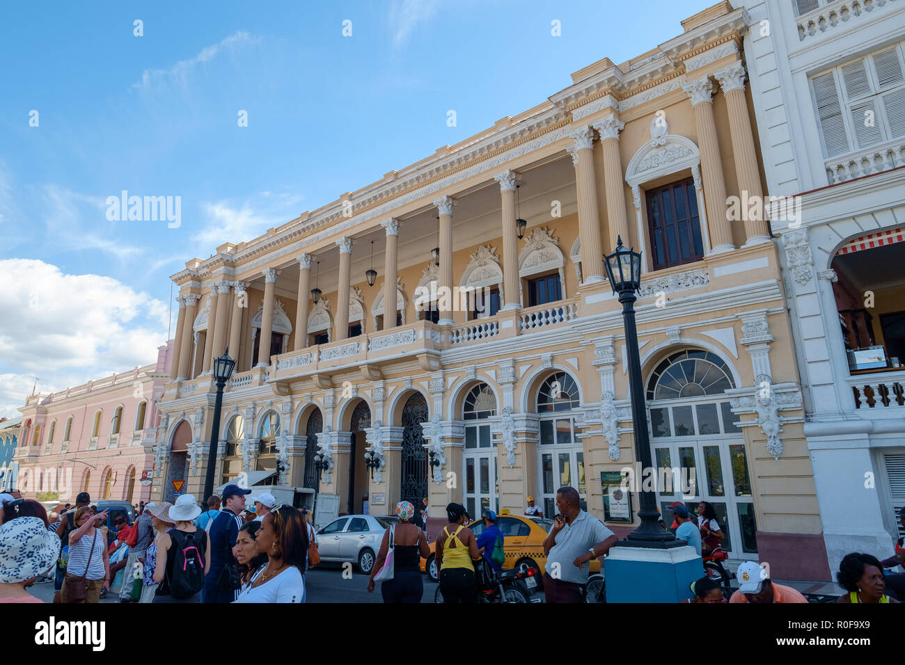 Spanish Colonial Building in Santiago de Cuba, Cuba Stock Photo - Alamy