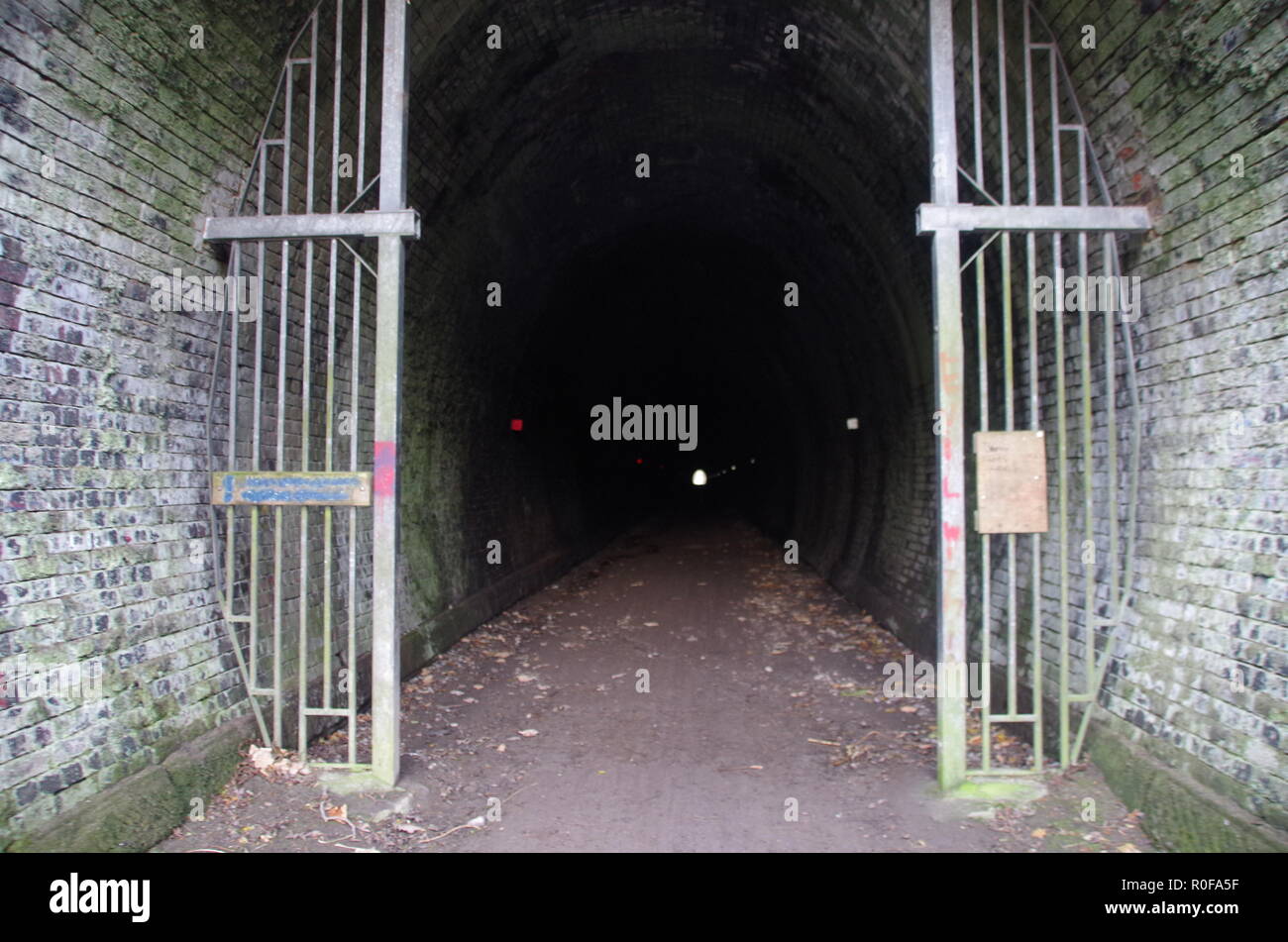 Oxendon Tunnel disused railway tunnel. The Macmillan Way. The Brampton ...