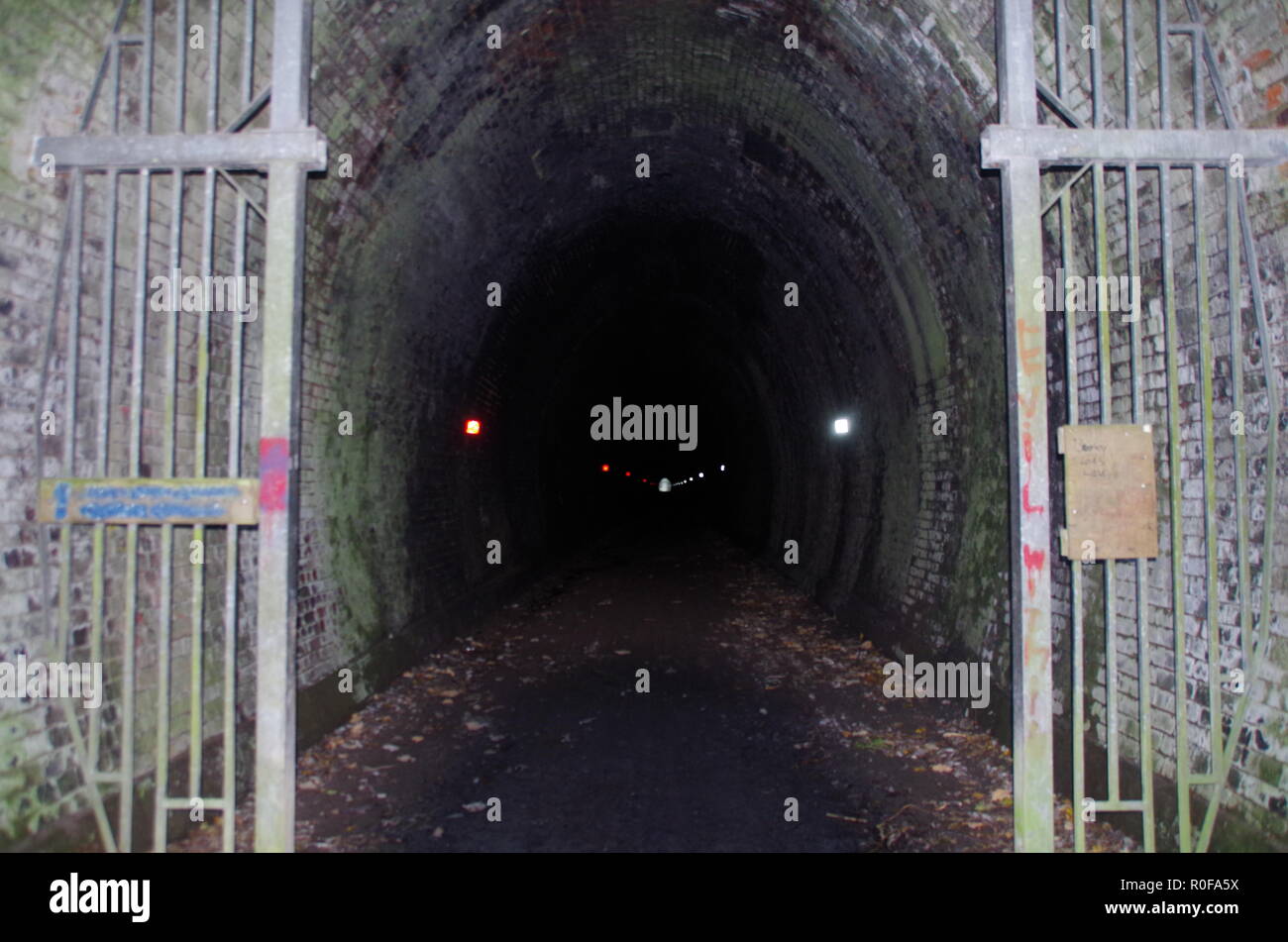 Oxendon Tunnel disused railway tunnel. The Macmillan Way. The Brampton ...