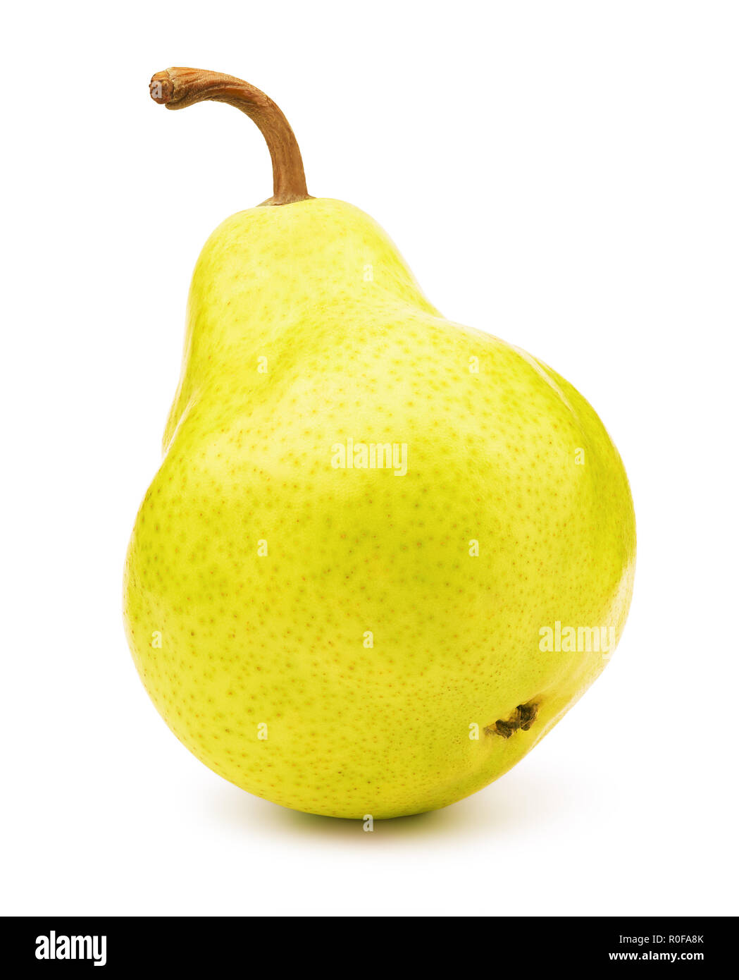 Fresh yellow pear fruit isolated on the white background with clipping ...
