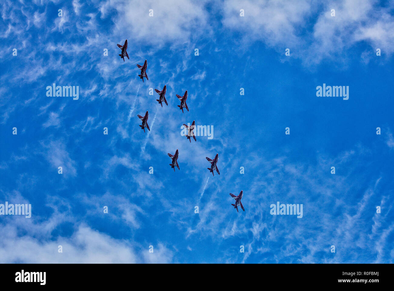 Raf flying display team hi-res stock photography and images - Alamy