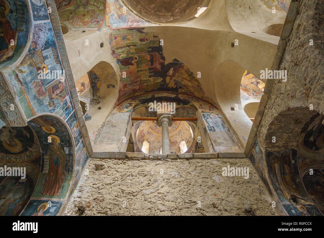 Interior details of the Pantanassa Church in Pantanassa Monastery at ...