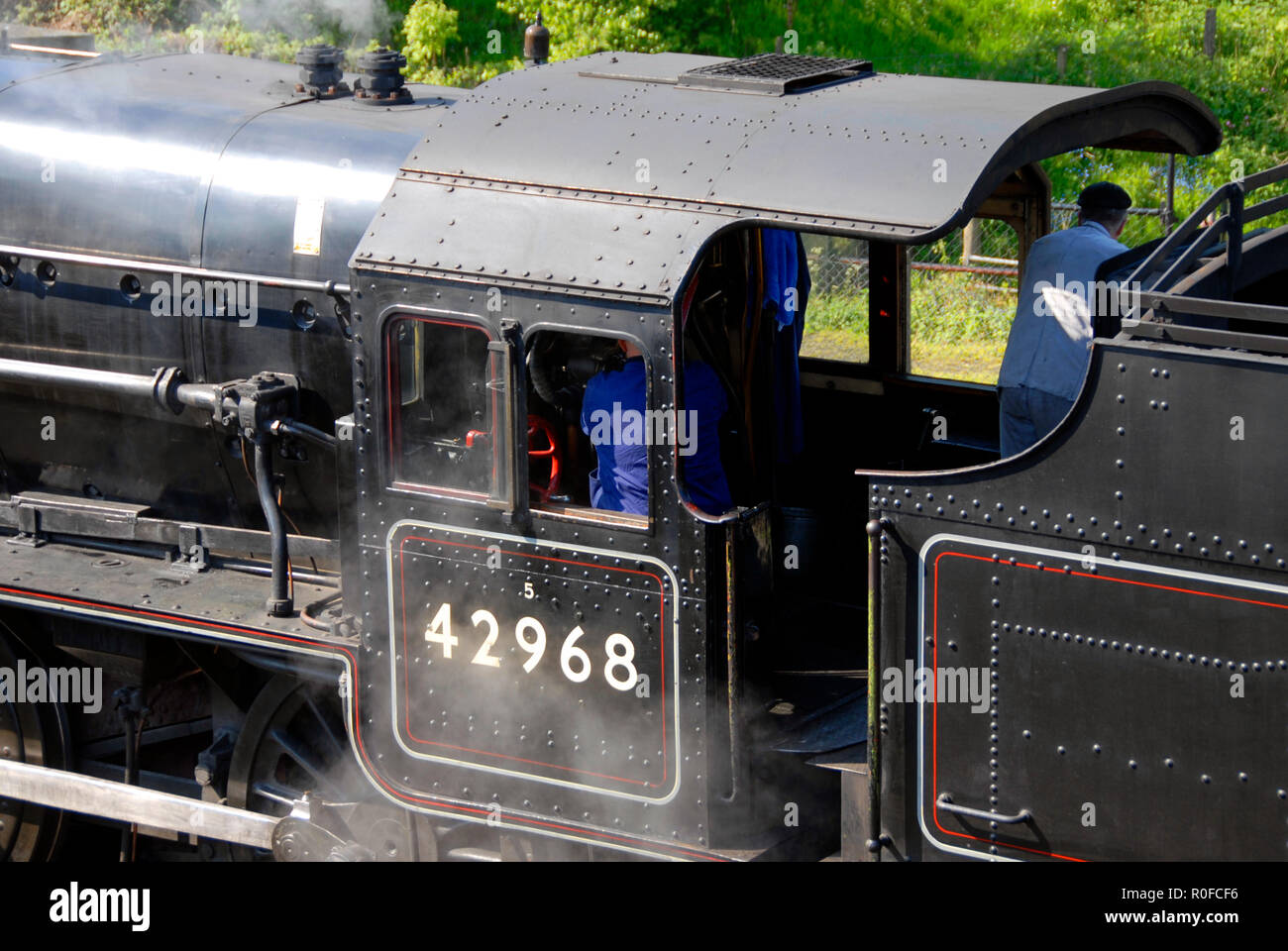 Steam locomotive footplate hi-res stock photography and images - Alamy