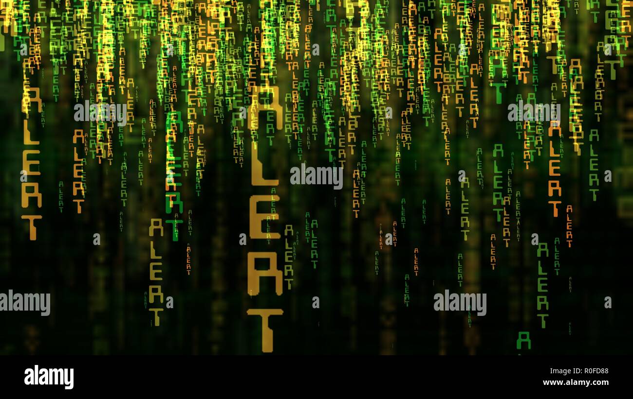 Alert Matrix Concept Stock Photo - Alamy