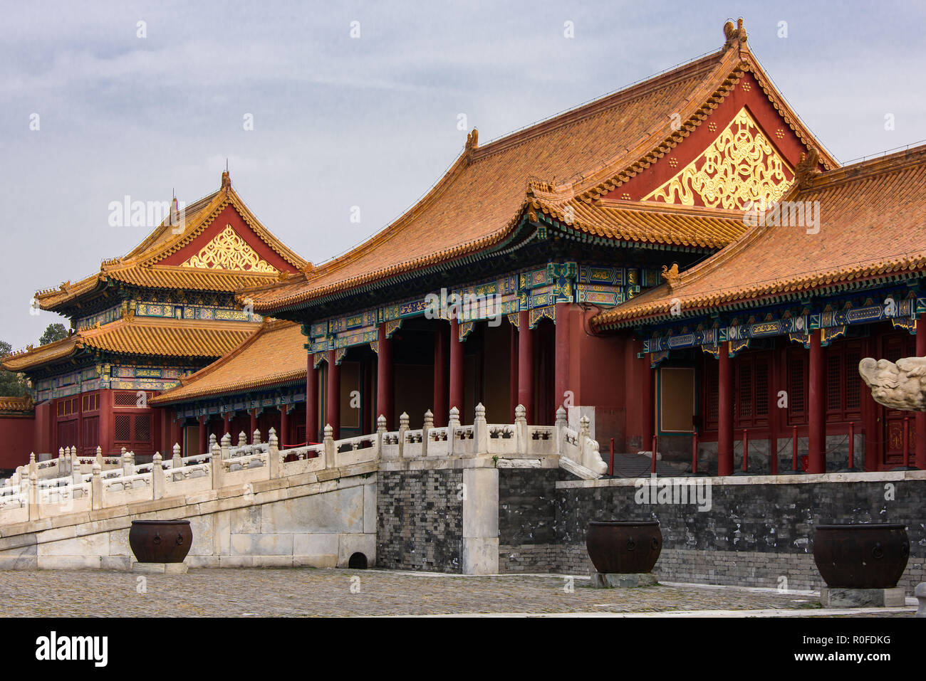 The Forbidden City, great palace complex in Beijing, home of the ...