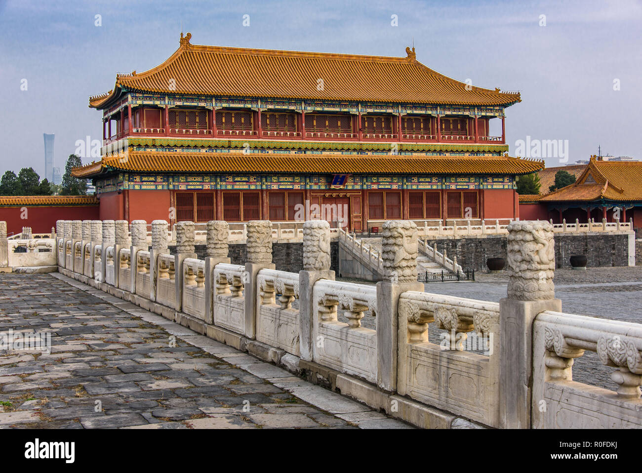 The Forbidden City, great palace complex in Beijing, home of the ...