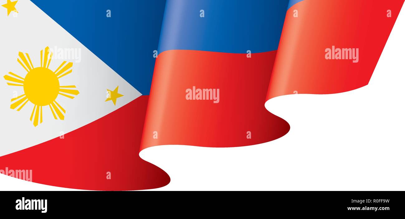 Philippine Flag Waving Vector