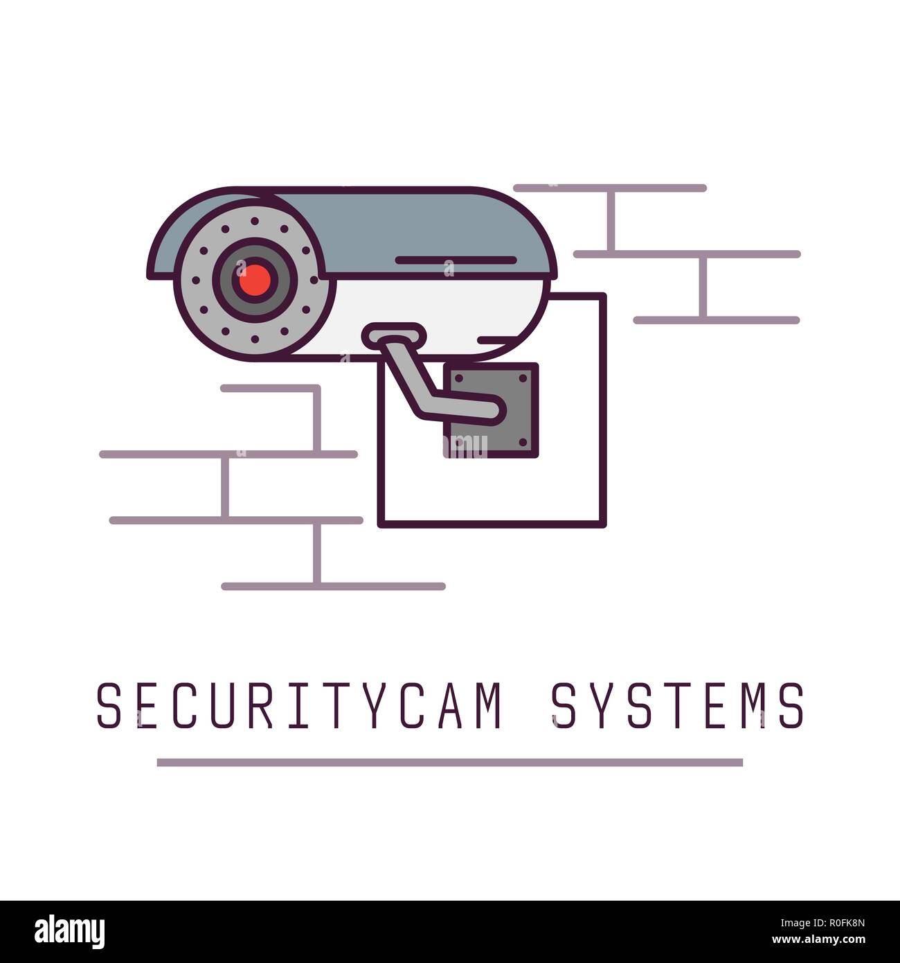 Cctv cam design security Cut Out Stock Images & Pictures - Alamy