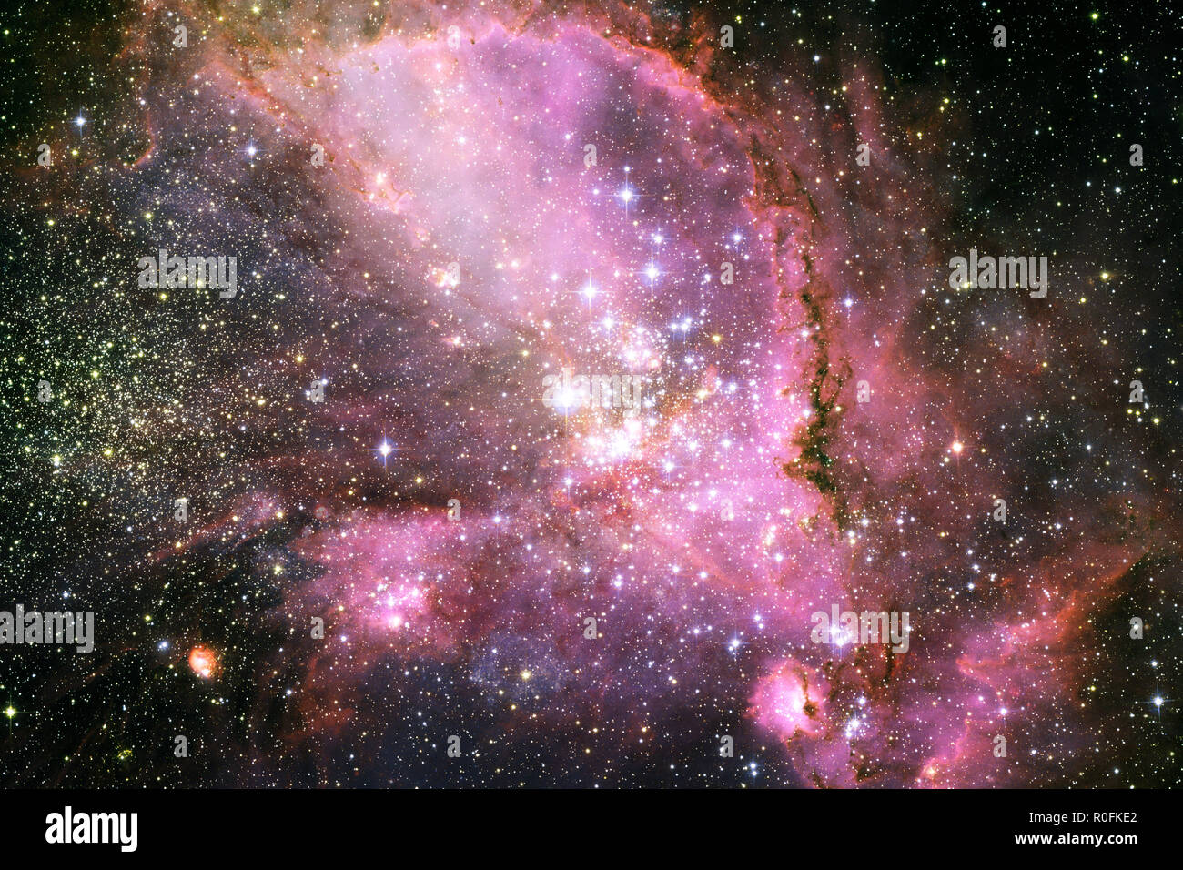 Nebulae an interstellar cloud of star dust. Elements of this image ...