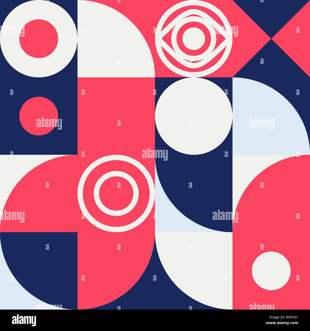 Minimalist background seamless pattern with simple shape Stock Vector ...