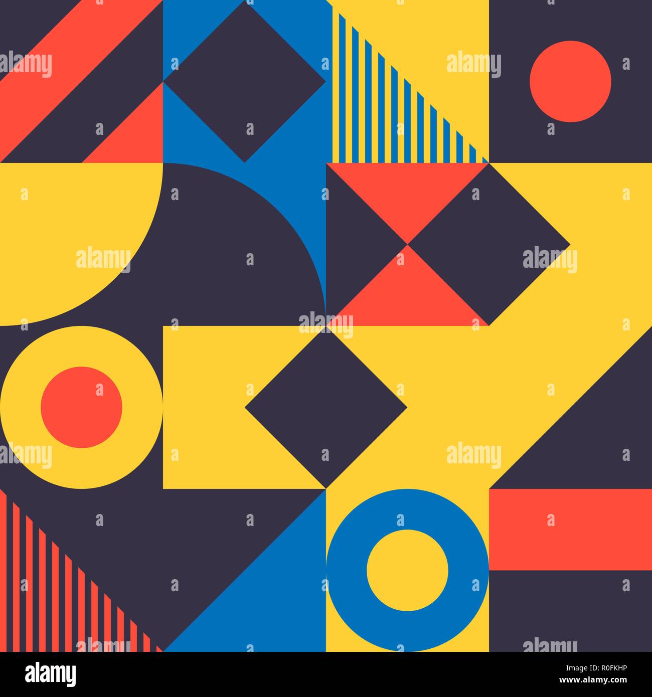 Minimalist background seamless pattern with simple shape Stock Vector ...