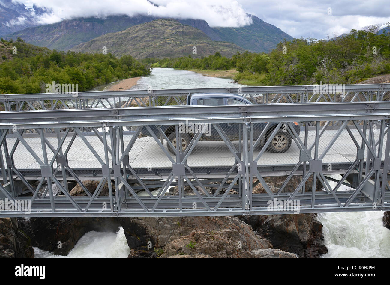 Driving across a bridge, nature, environment, farmlands, wellness ...