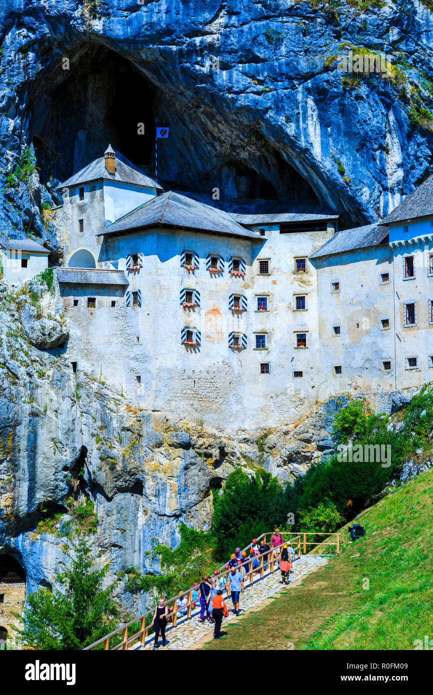 Predjama Castle. Predjama. Inner Carniola region. Slovenia, Europe ...