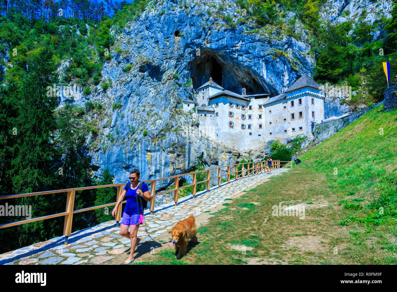 Predjama Castle. Predjama. Inner Carniola region. Slovenia, Europe ...