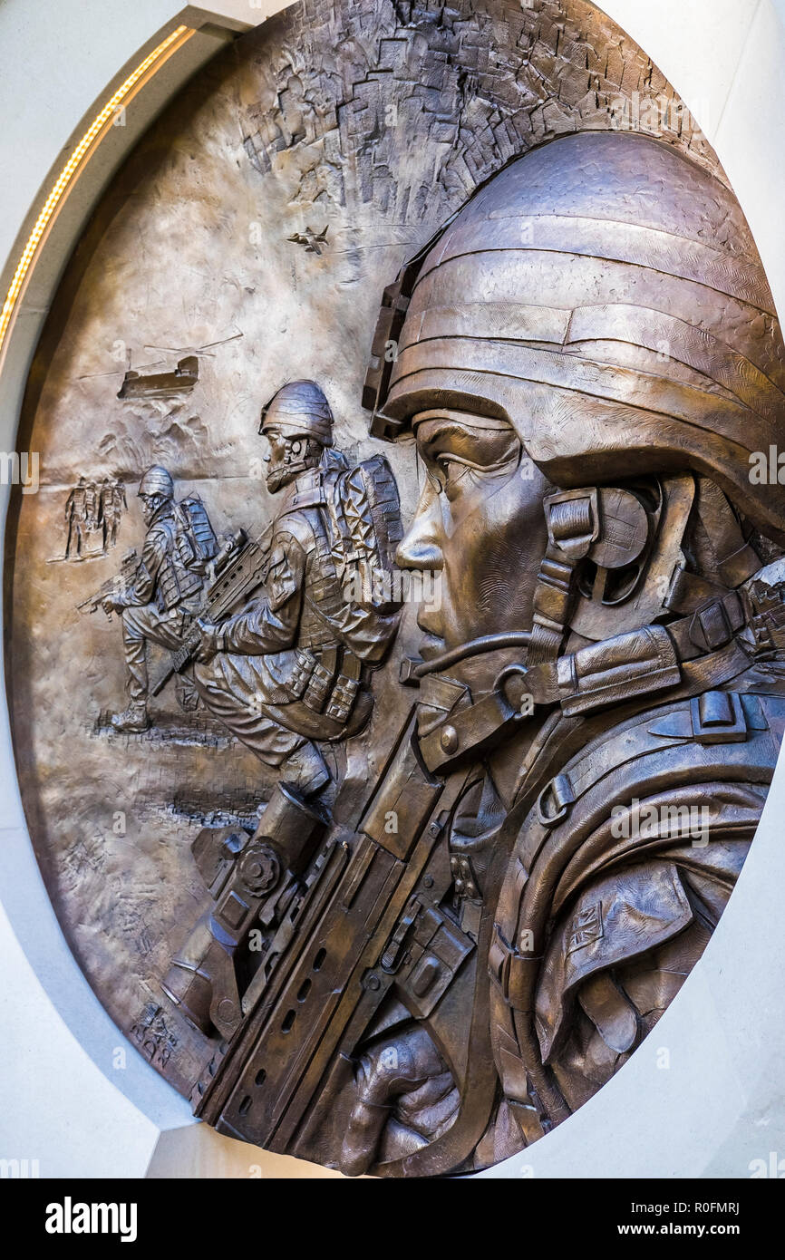 Iraq and Afghanistan Memorial, Victoria Embankment Gardens, London ...