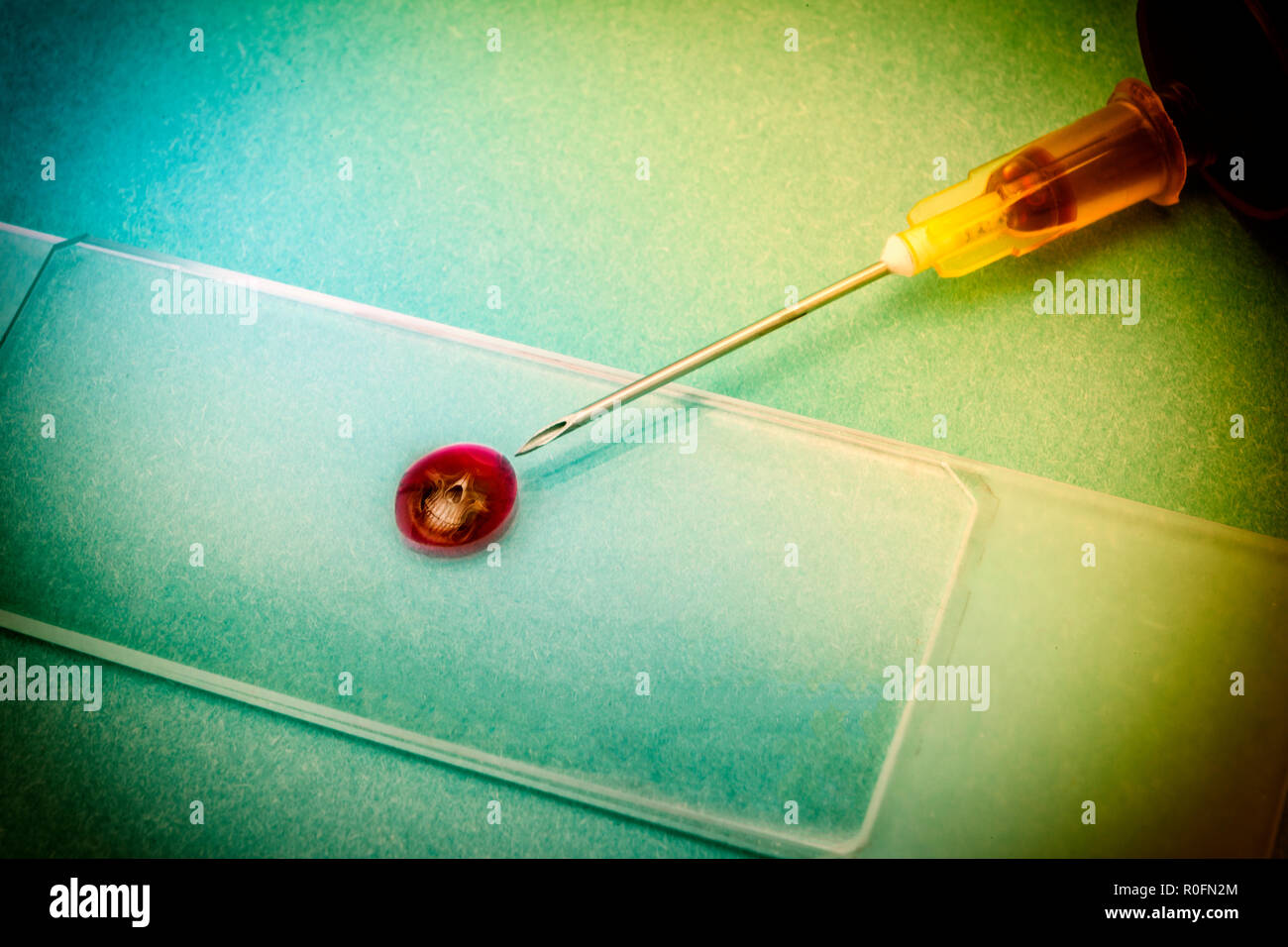 Female vampire blood face hi-res stock photography and images - Alamy