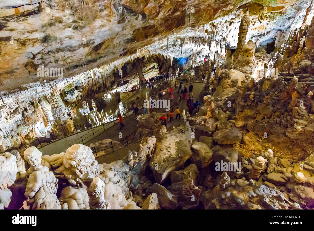 Big Mountain Hall. Postojna Cave. Inner Carniola region. Slovenia ...