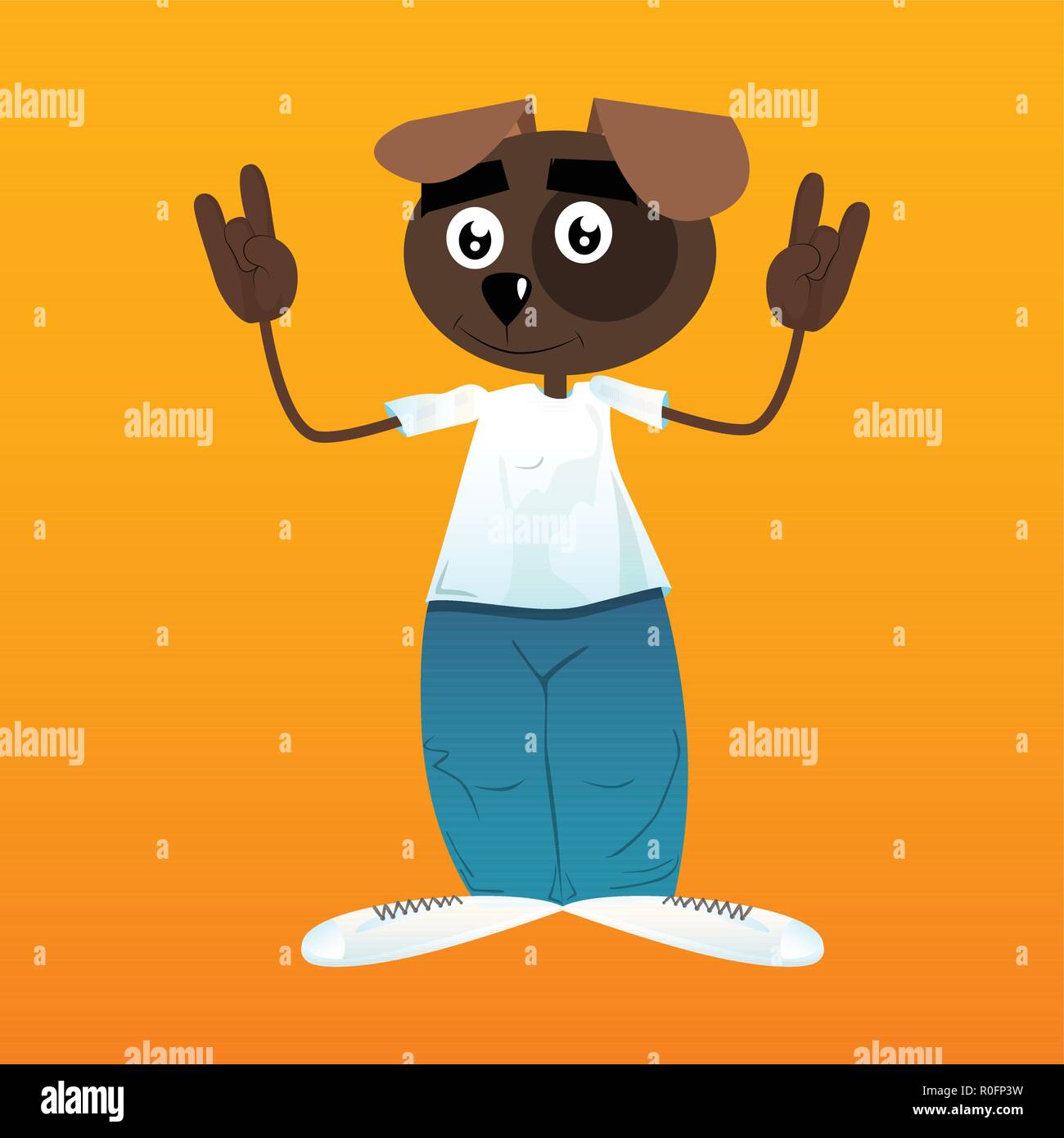 Rapper gesture Stock Vector Images - Alamy