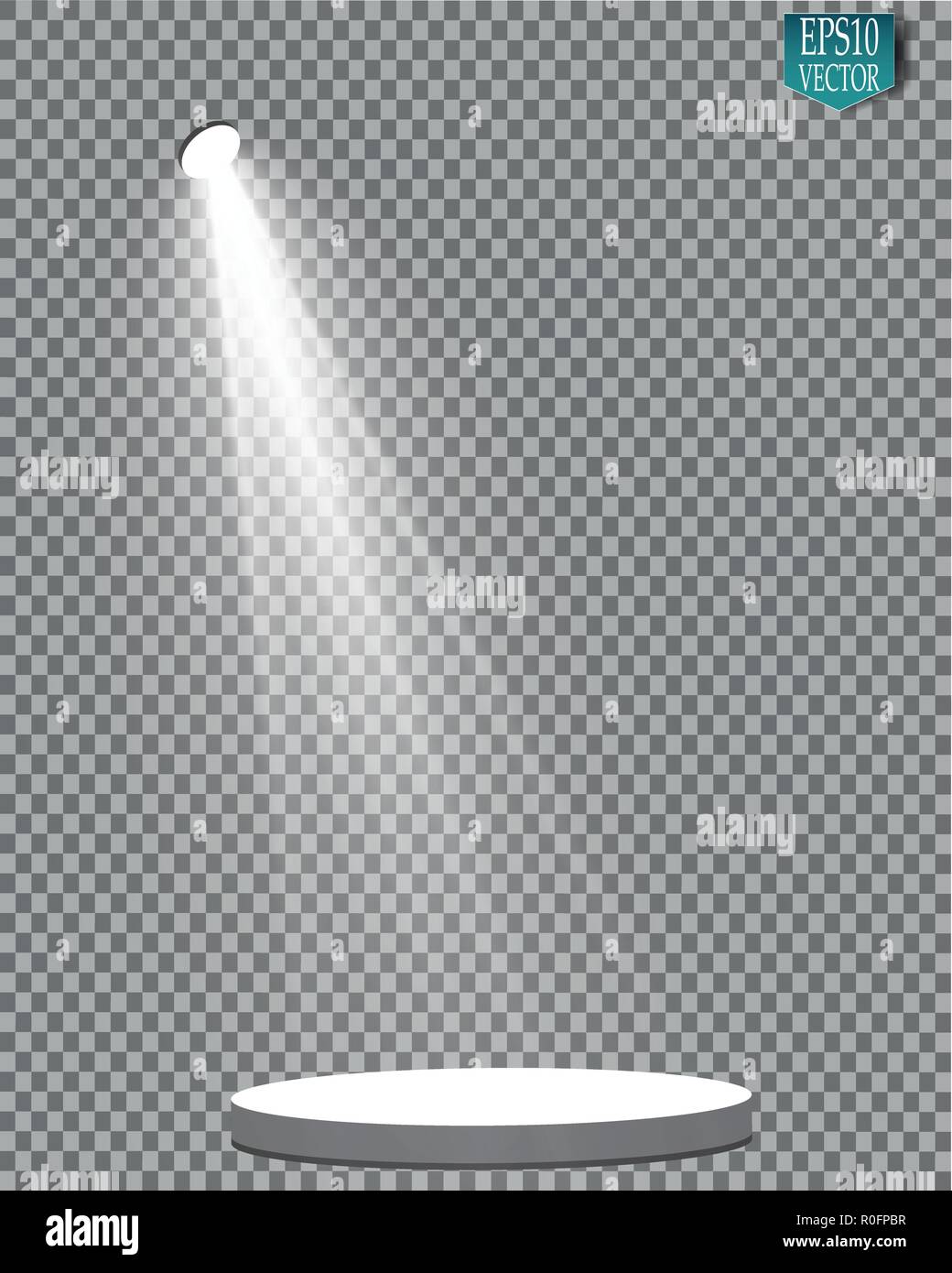 Vector Spotlights. Scene. Light Effects. Glow light effect Stock Vector ...