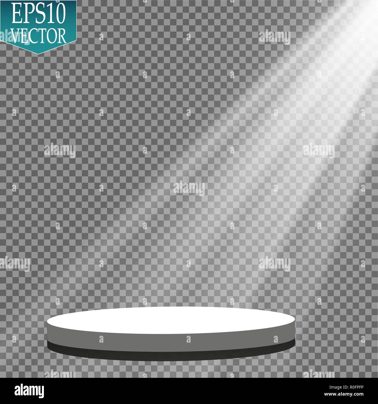 Vector Spotlights. Scene. Light Effects. Glow light effect Stock Vector ...